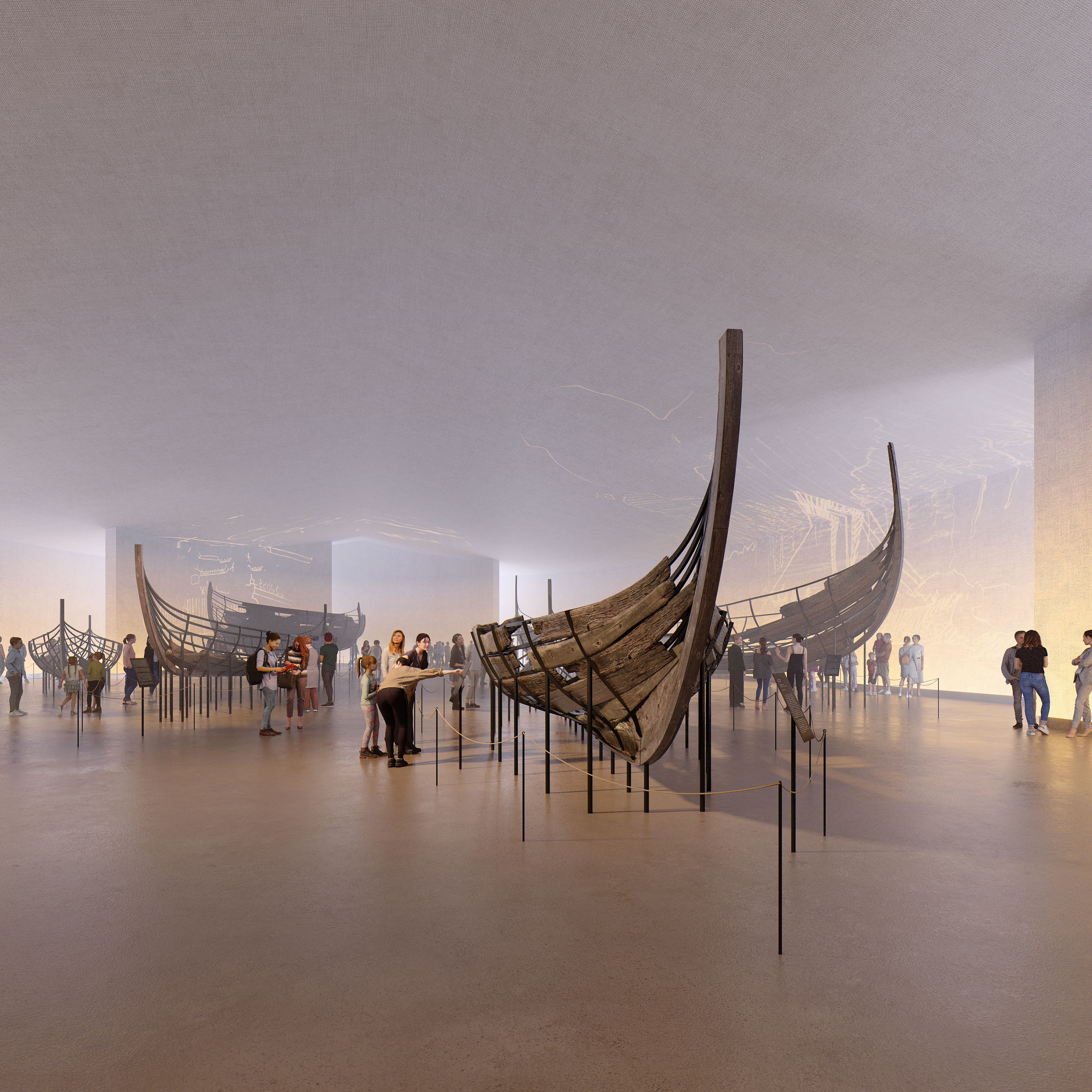 Vikingeskibene i Roskilde får et nyt og ambitiøst hjem i træ